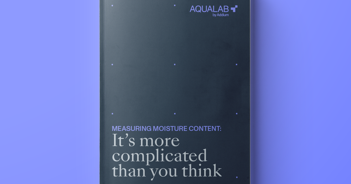 PDF: Measuring moisture content is more difficult than you think | AQUALAB